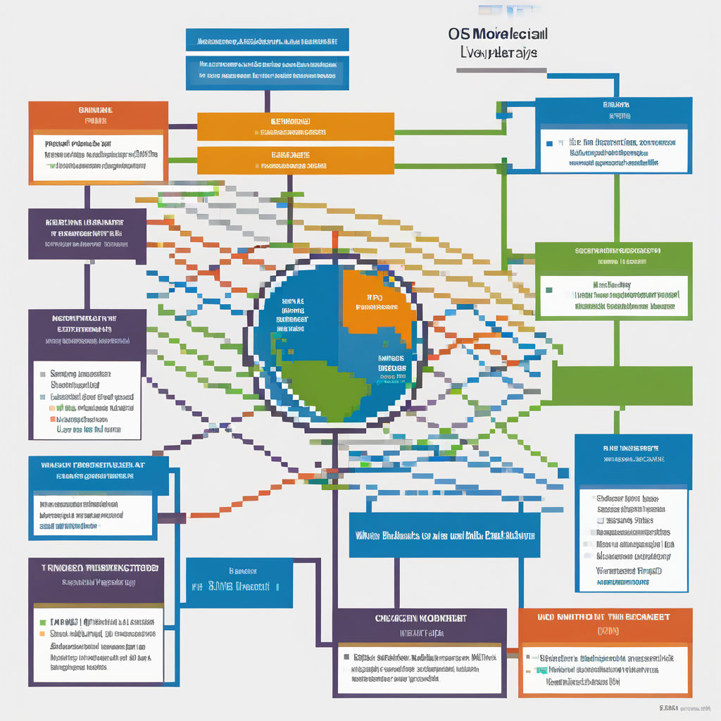 A visually striking infographic illustrating the OSI model by Yan ...