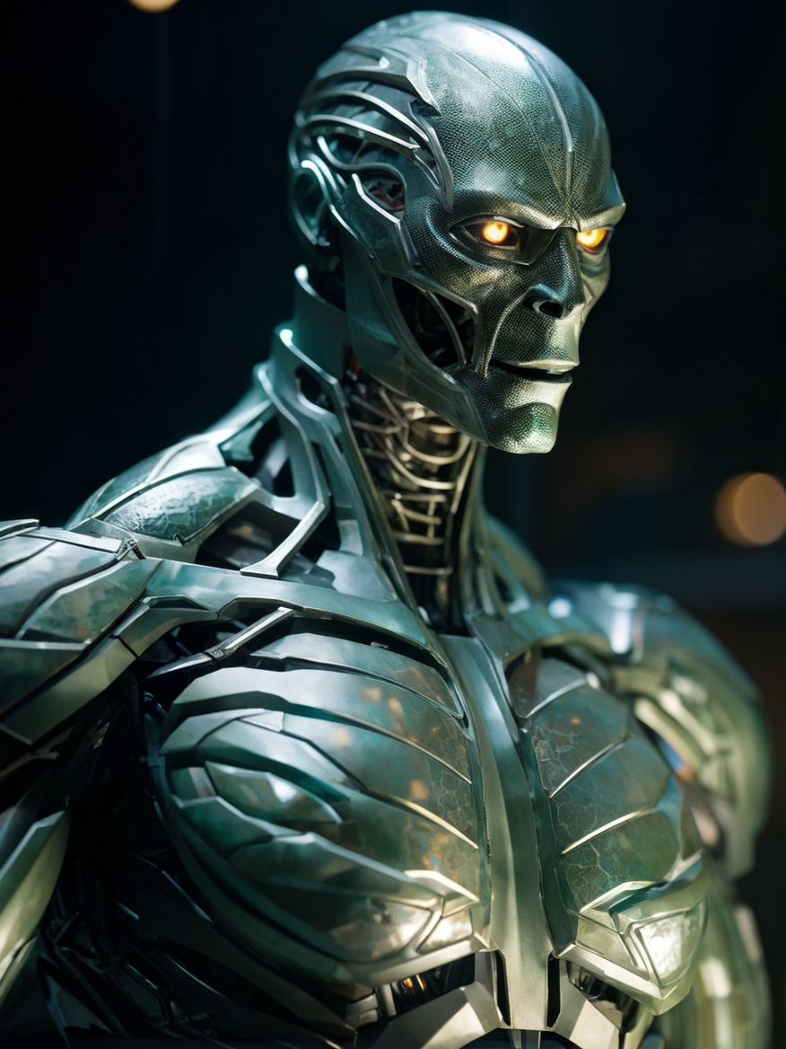 Silurian mamman in a close-up shot by Michael Heck - Playground