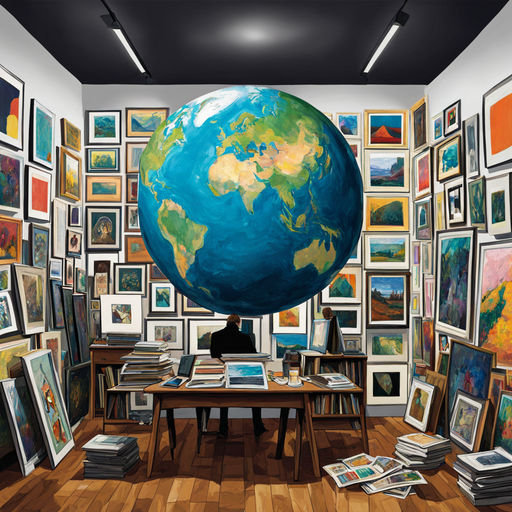 An illustration of an art world by Madhavee Sahu - Playground