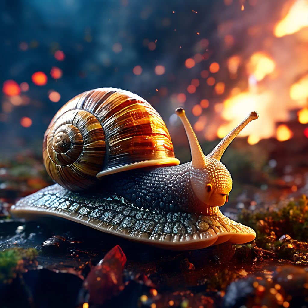 Snail positioned in the thick of an epic Steven Spielberg mo... by Amin ...