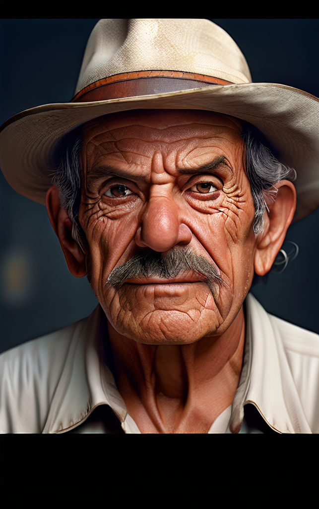 A close-up of Ramon Valdes starring as Don Ramon from the se... by ...