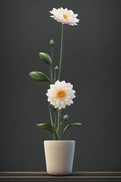 Simple flower plant，When it comes to simplicity by 李欣欣 - Playground