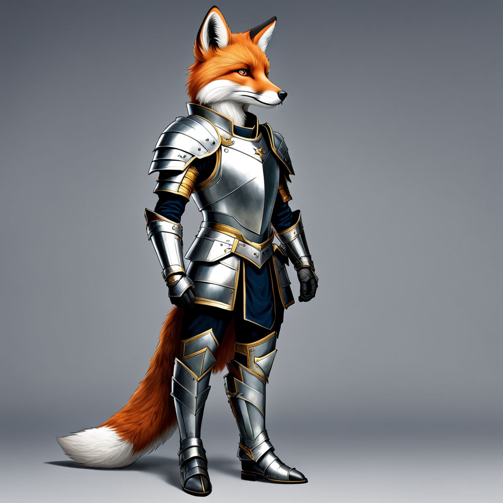 Fox in human form by Андрей Журавель - Playground