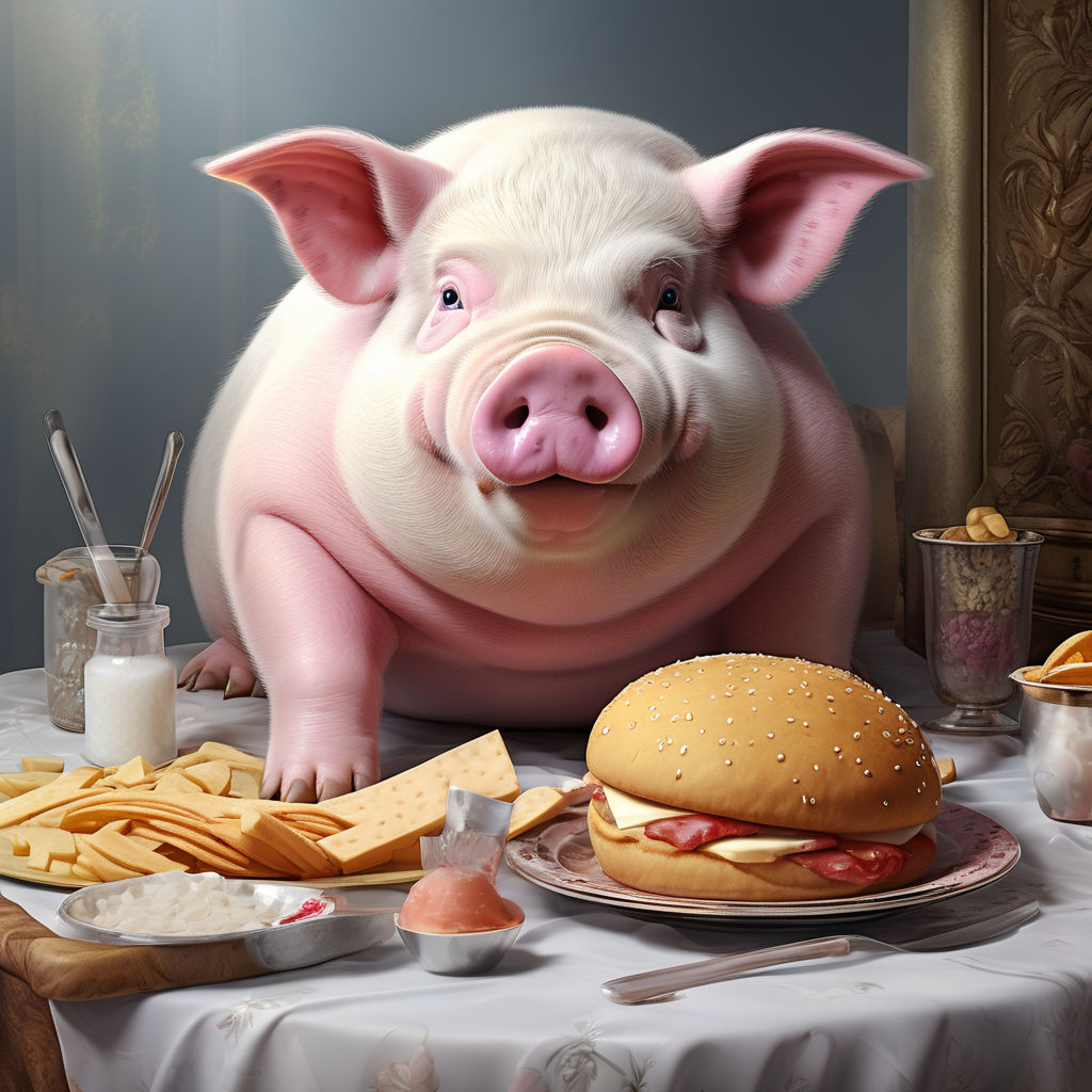 Fat pig by Miles Cameron - Playground