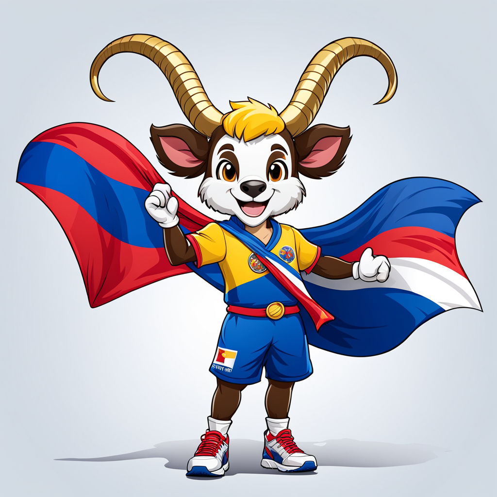 Cartoon tamaraw mascot by Jazz Tallido - Playground