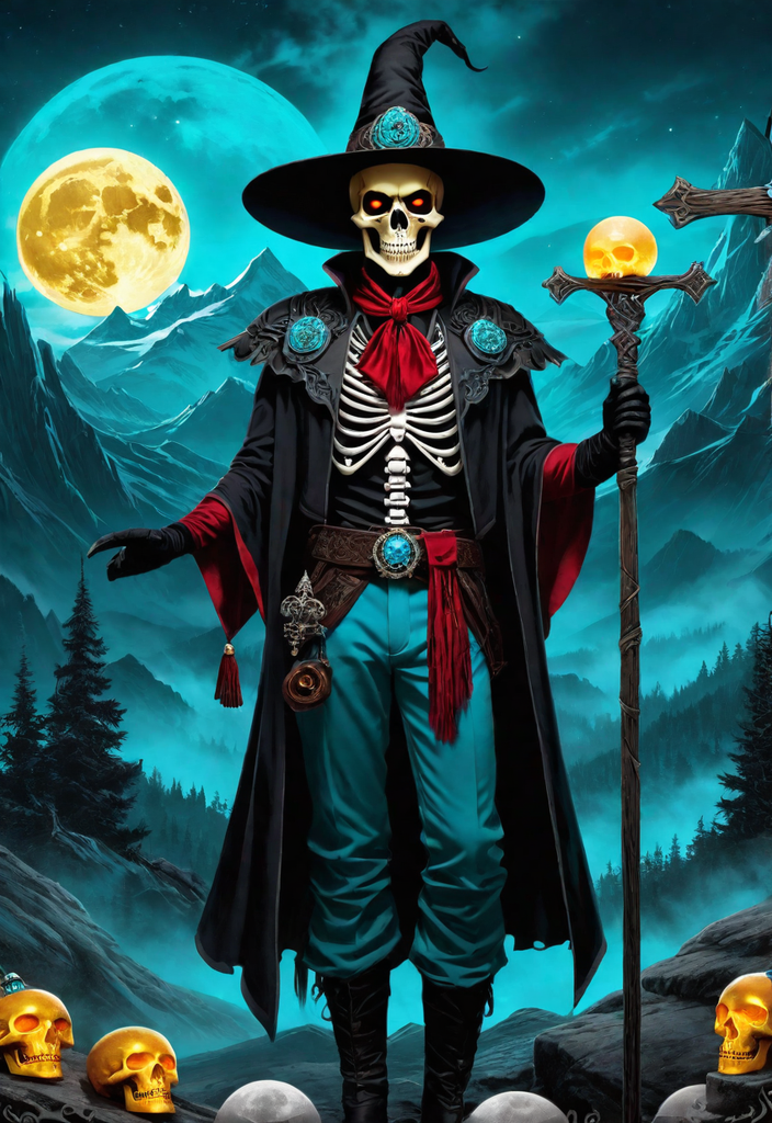 Eerie skeletal figure by Yolie CompositionsYolie - Playground