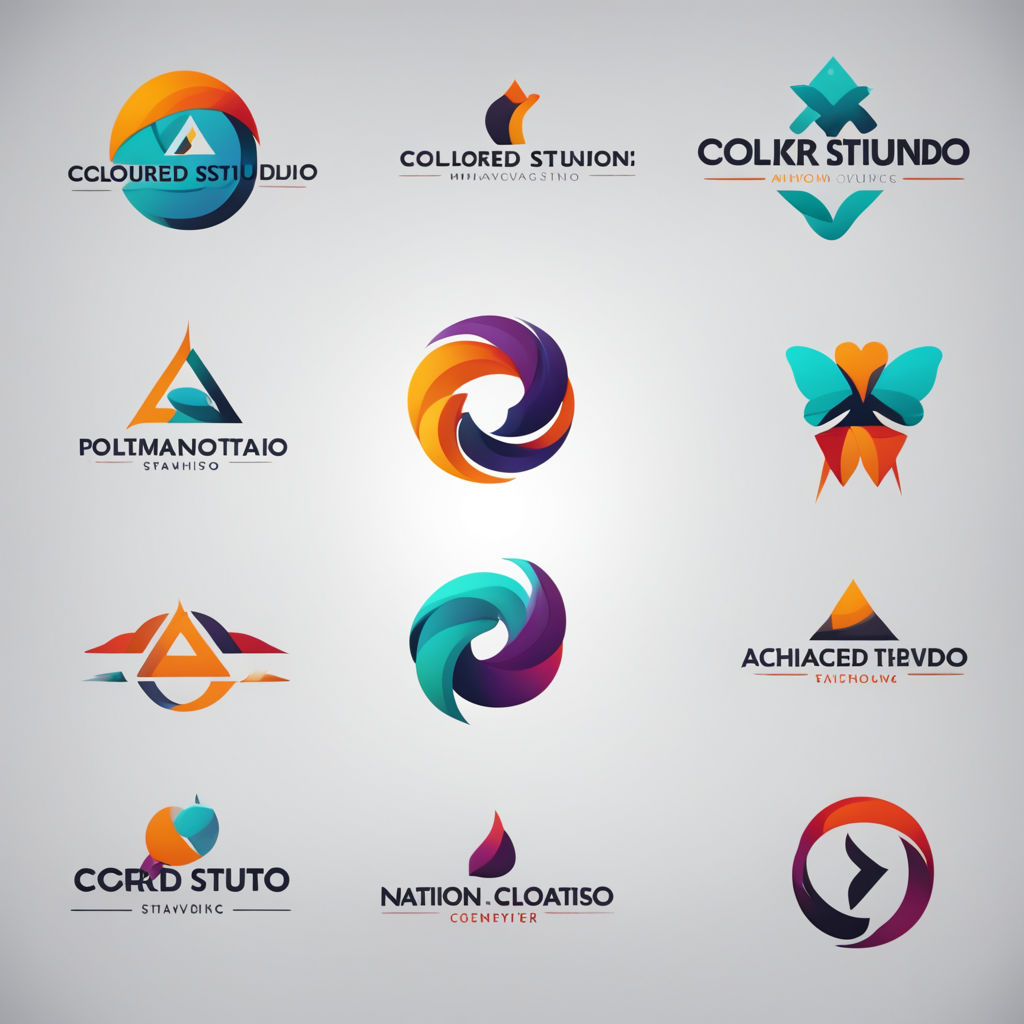 Create a logo title animation studio and a colored symbol by Stefanescu ...