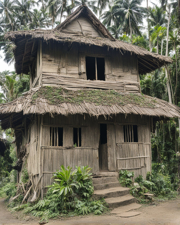 Creepy Old bahay kubo by Lenard Sumando - Playground