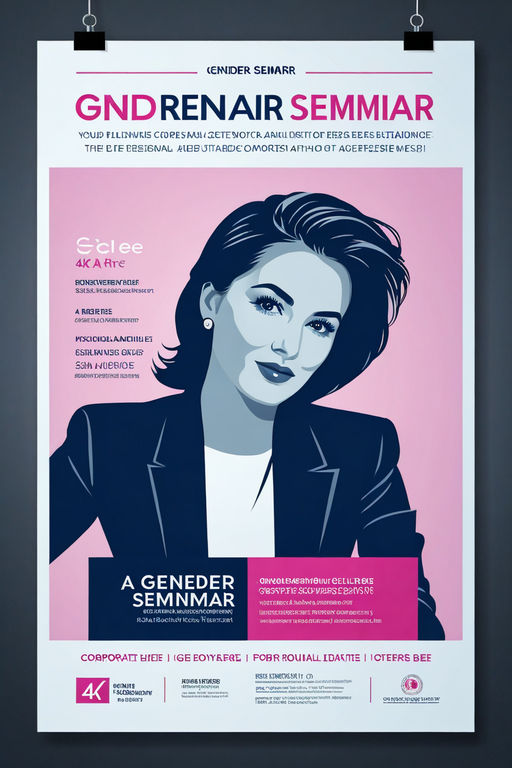 A poster for gender related seminar by Ivan - Playground