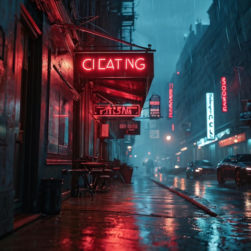 Sign displaying "cheating" in bold by 徐祈恩 - Playground