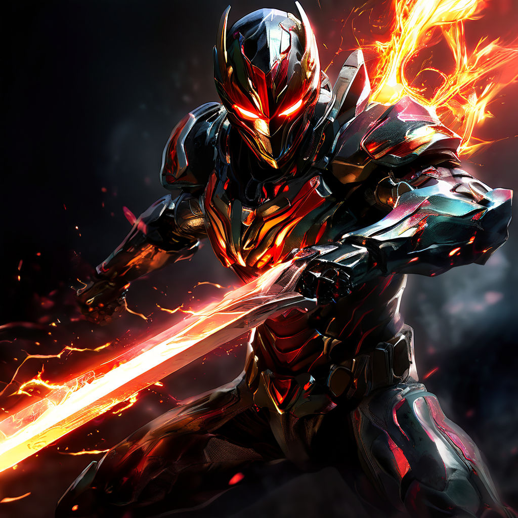 Kamen Rider Wing animated in a dynamic pose by 유의미 - Playground