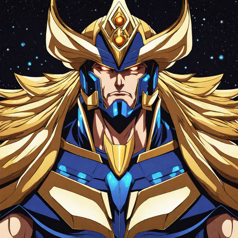 Emperor. Muscular Cosmic Anime Entity. by Ryan Andrews - Playground