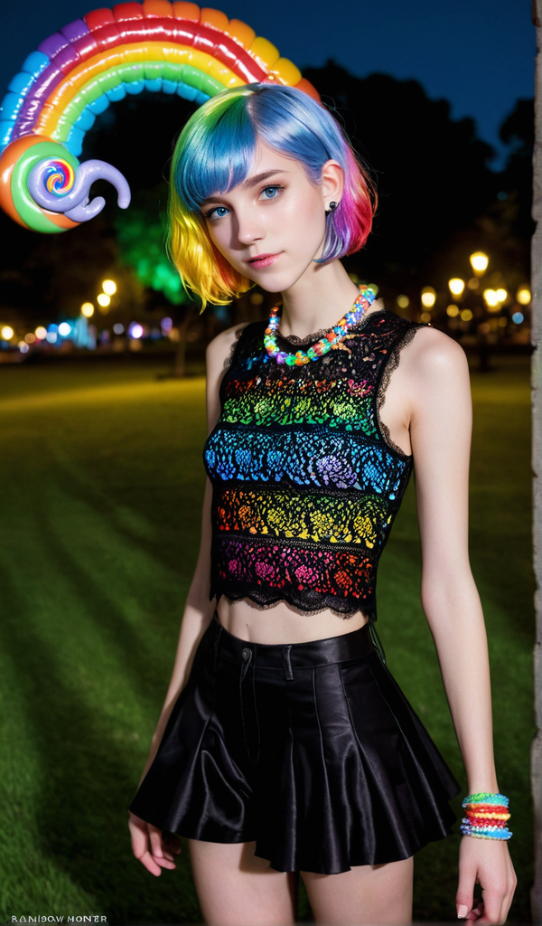 Location empty city park at midnight In the arms of a rai... by ...