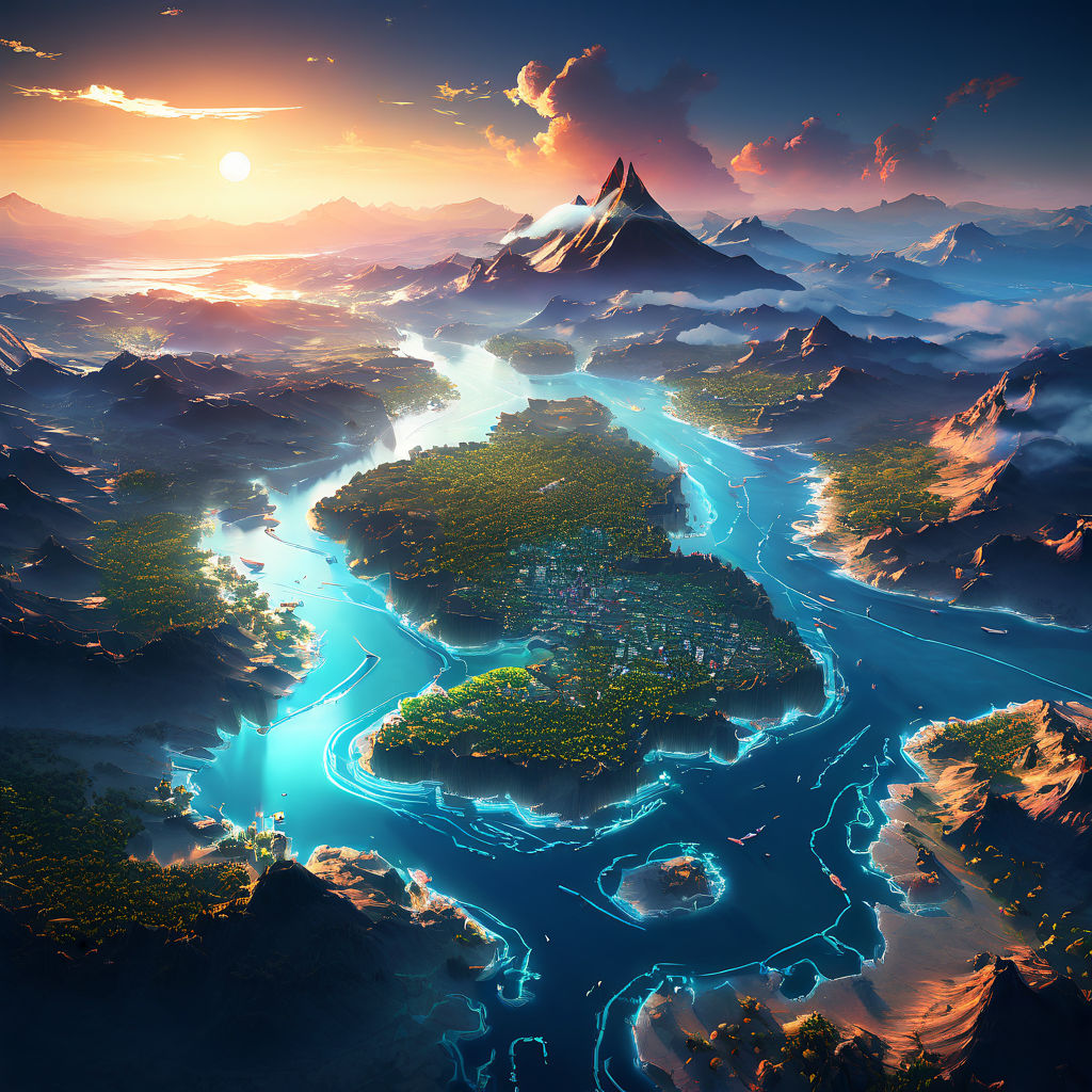 World map of Aetheria by Matt Brodowski - Playground