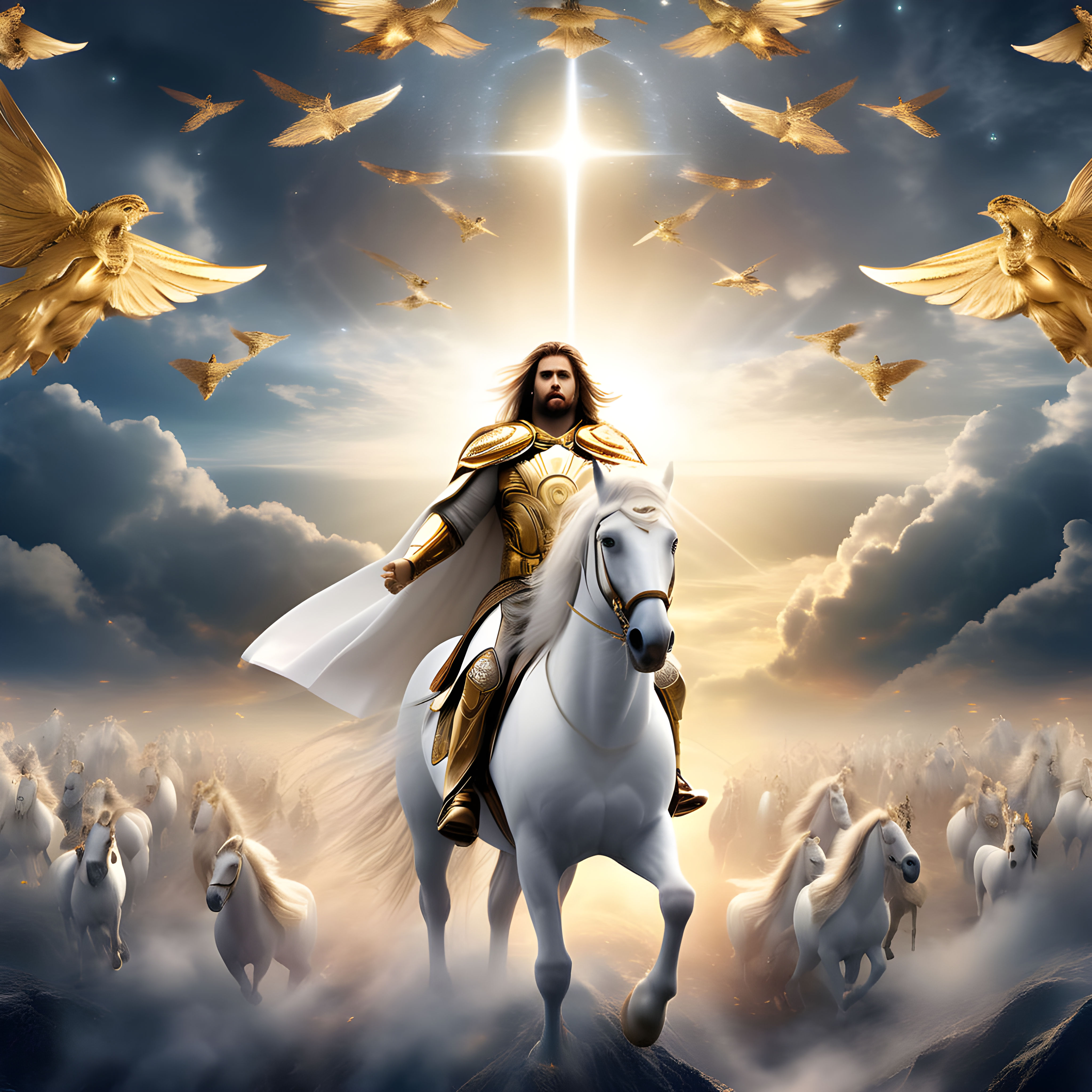 Futuristic king warrior Jesus Christ by Jonathas Miguel Da Silva ...