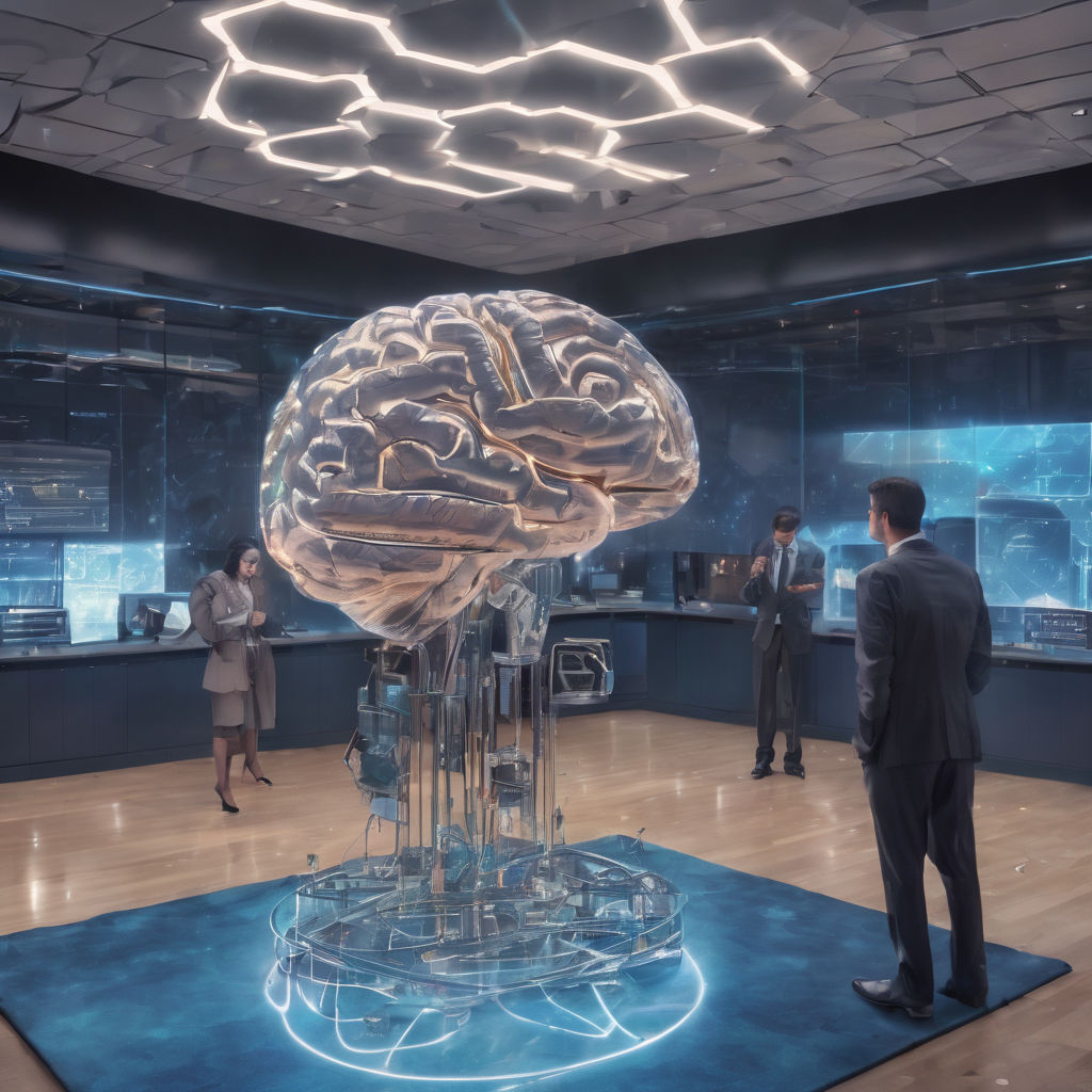 Human brain shaped like a trophy by 이혁구 - Playground