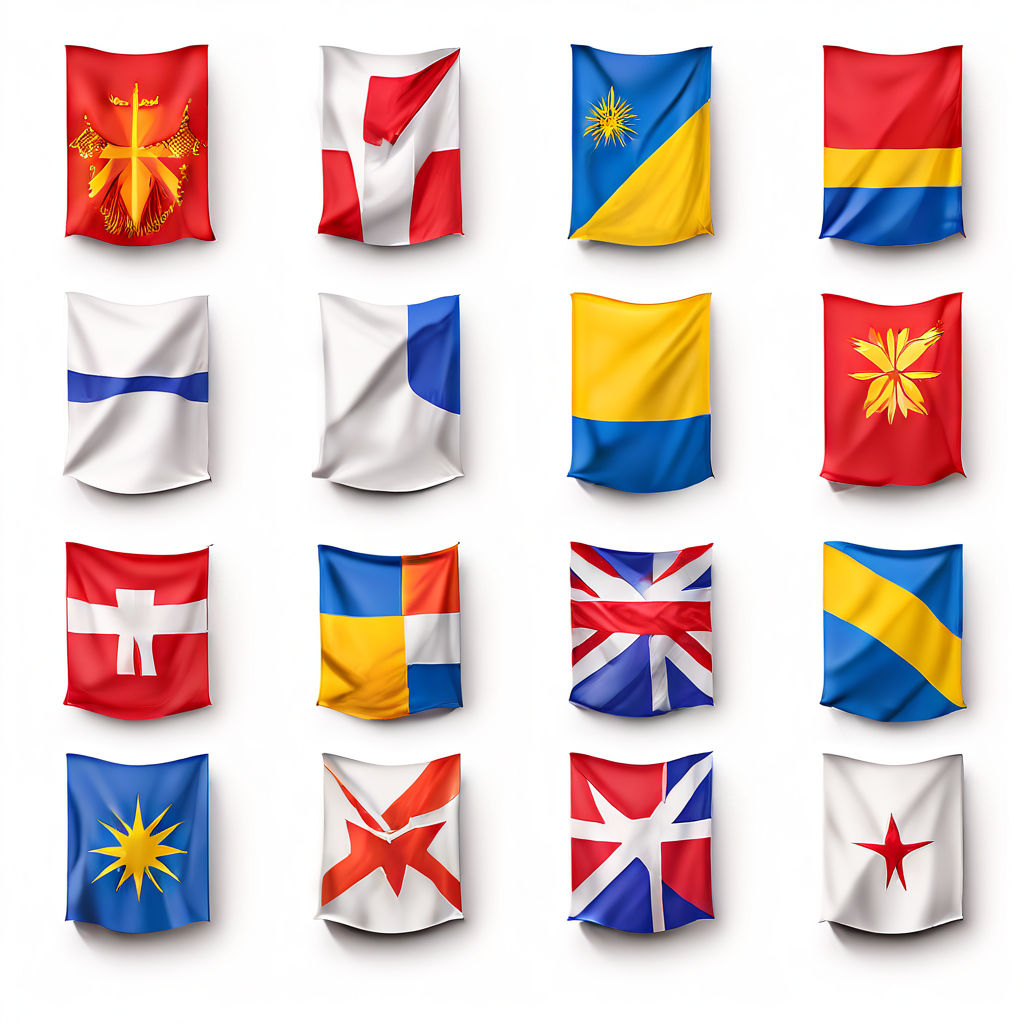 Draw a table of flags from Spain by Nataliia Fedorchenko - Playground