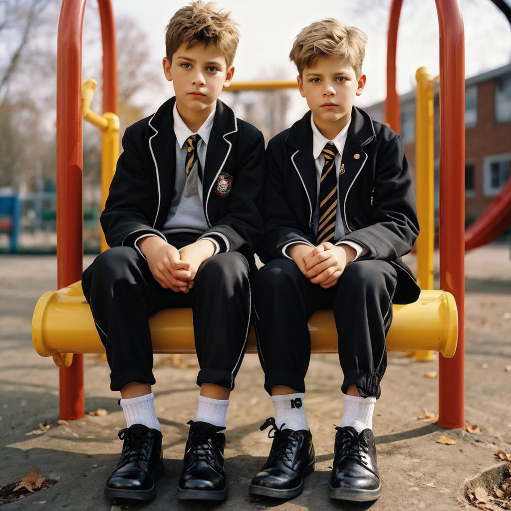 12 year old boys wearing pantyhose to school. Black pantyhos... by Dale ...