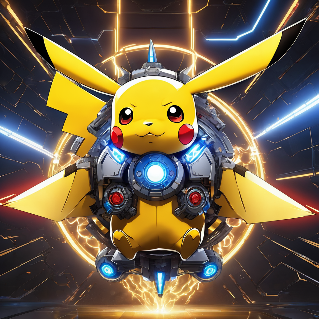 Mechanical Pikachu by M. Damian Zazueta Retamoza - Playground