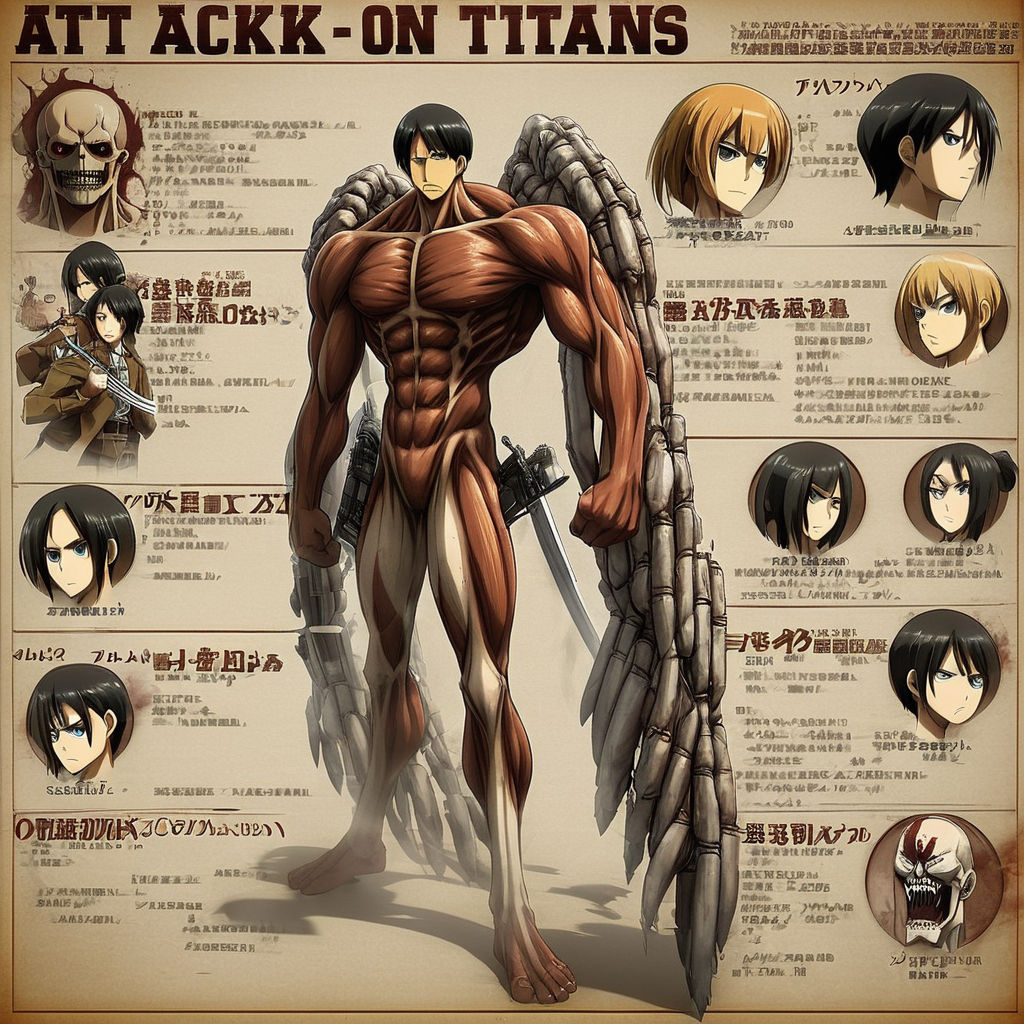 Attack on titans characters with definitions by hamza sahraoui - Playground