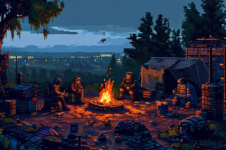 Pixel art by Anthony Leclerc - Playground