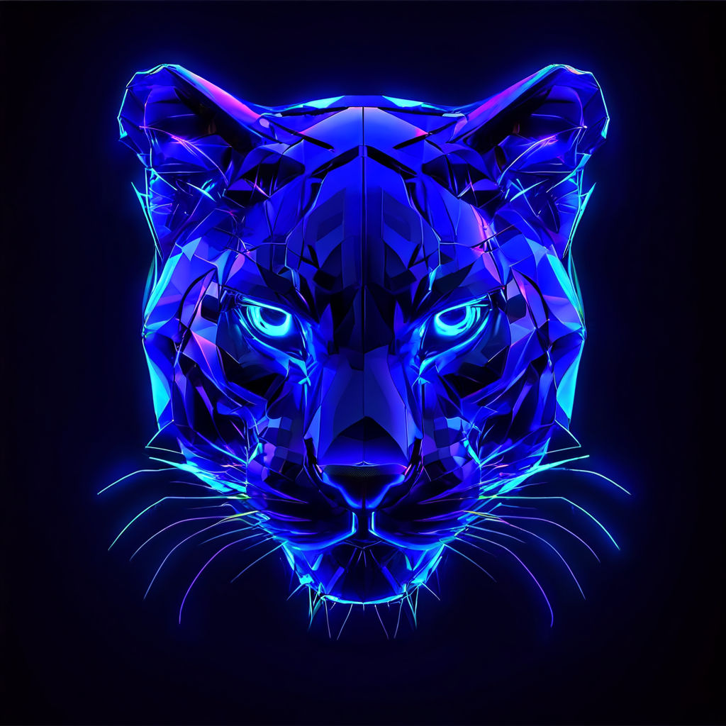 Neon puma logo by oliver guardiola - Playground