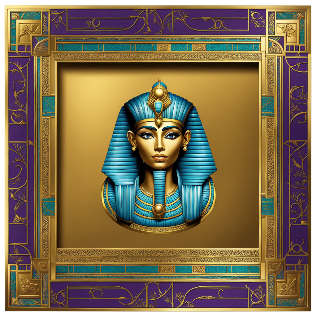Egyptian picture frame by Christina Shipman - Playground