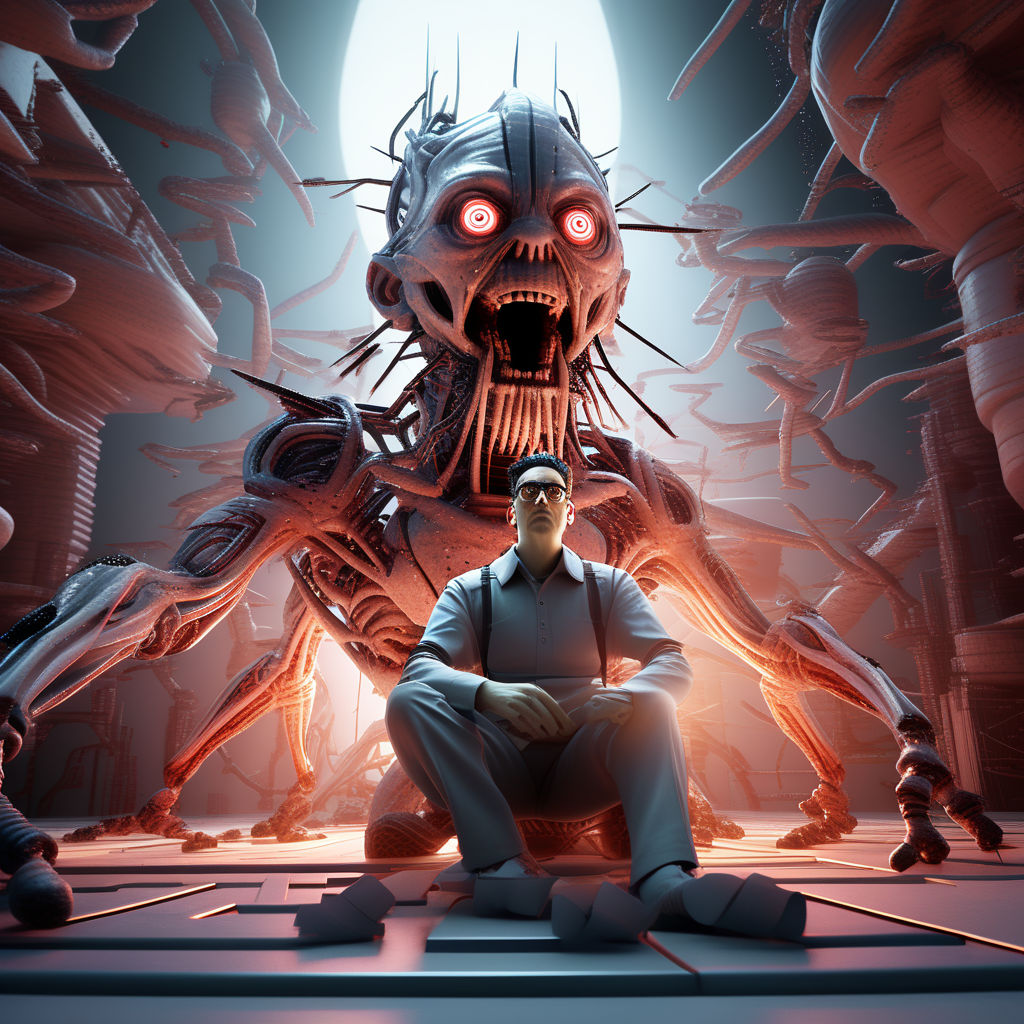 Realistic photography of Cosmic Horror by Raymundo Lopez - Playground