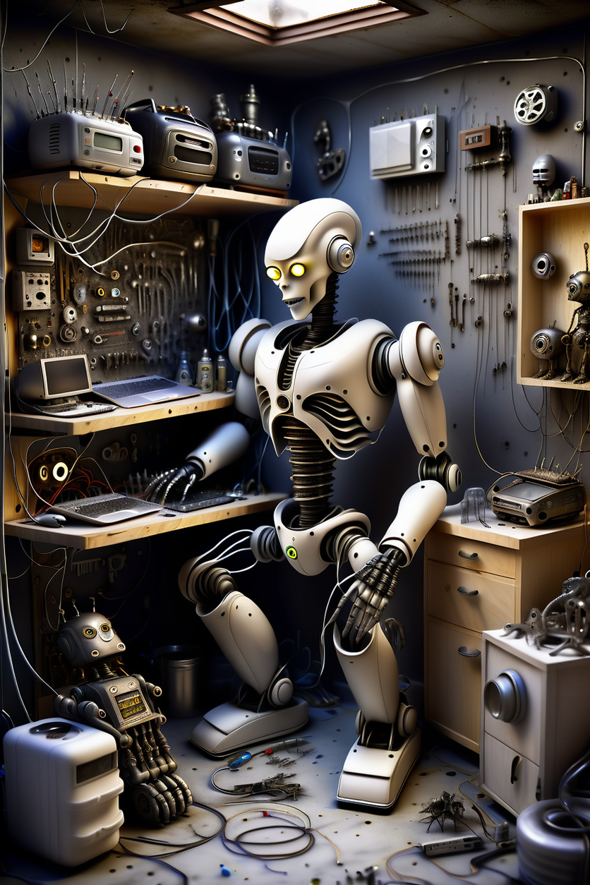 H.R. Giger-inspired diorama by Chelle Fox - Playground