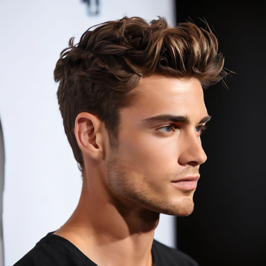 Best hair cut for sharp jawline and oblong face shape men by Tubias ...