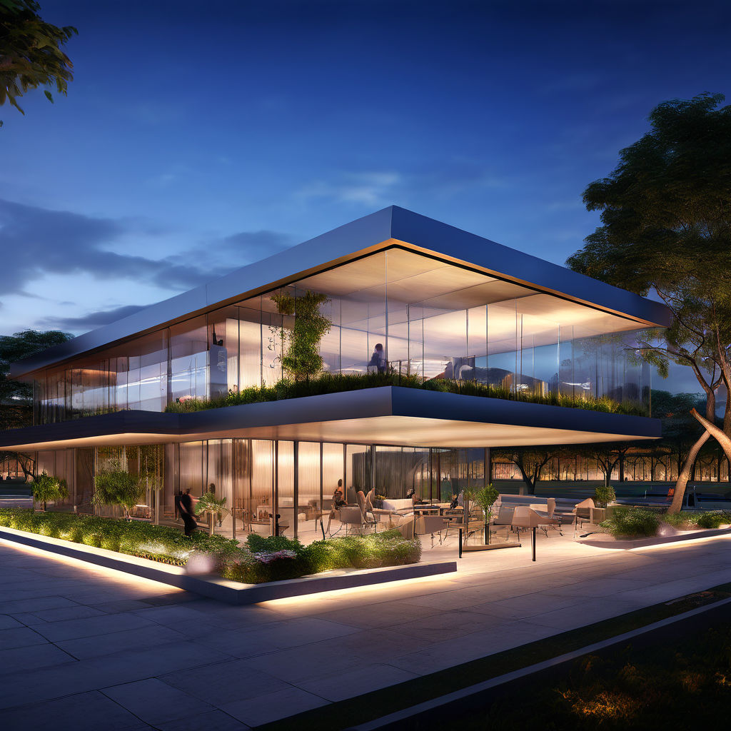 Architectural visualization of a 30 ft x 30 ft two-storey EV... by I ...