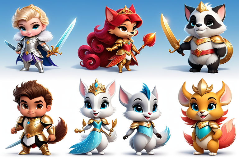 Cartoon characters by 709394 tpc - Playground