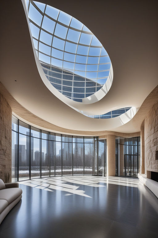 Color photo of an awe-inspiring architectural design by 吴哈欢 - Playground