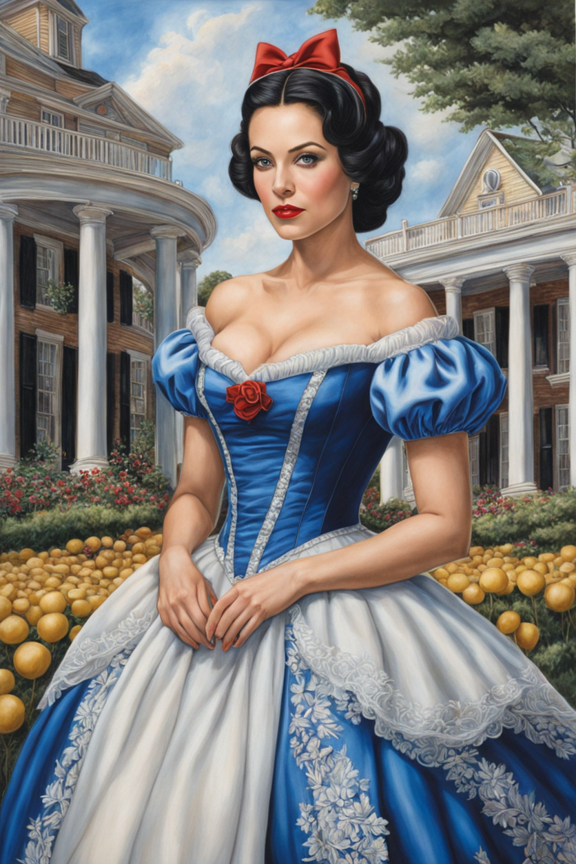 Photorealistic color pencil sketch portrays Snow White reinv... by Jure ...