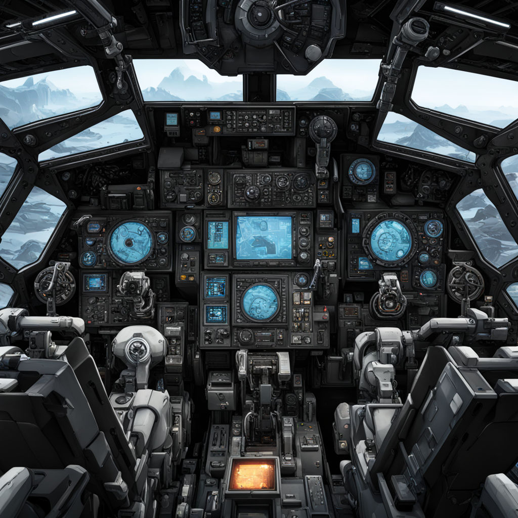 Mech cockpit by Андрей Недорезов - Playground