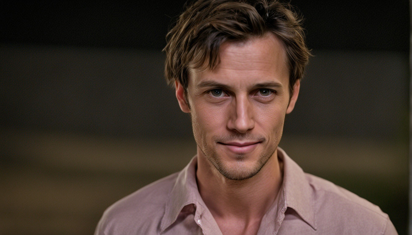 A close-up photograph of a man centered in the frame by Marian87 ...