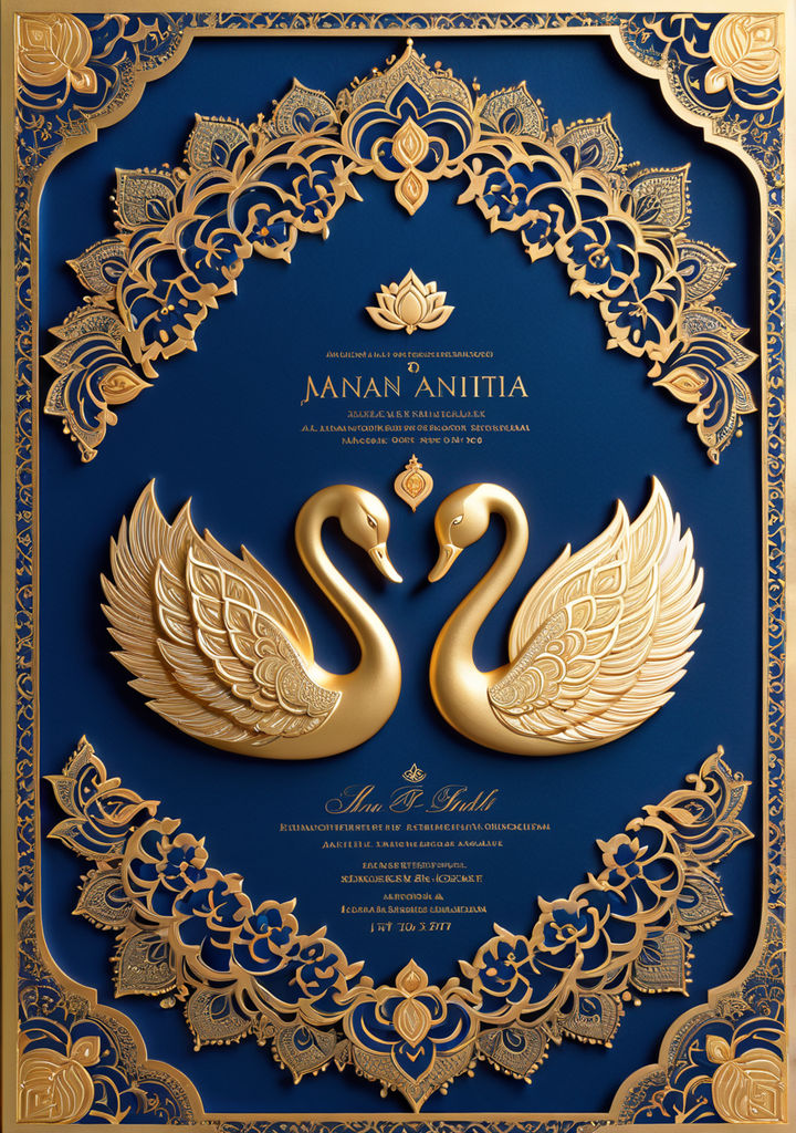 Traditional Indian wedding invitation by yashini sha - Playground