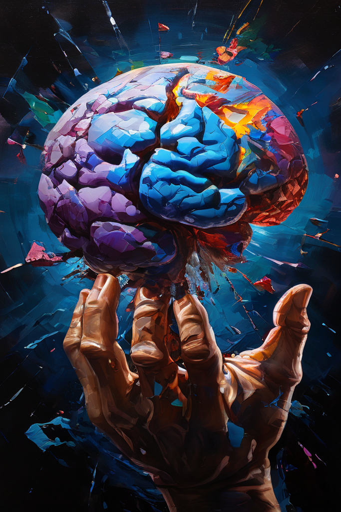 Smash brain creatine Unique photo for broken minds oil pain... by Alex ...