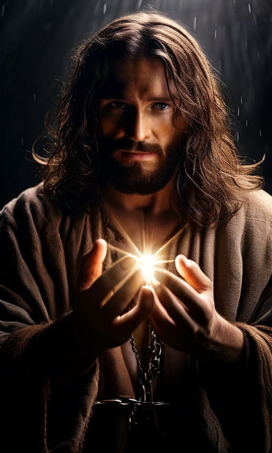 Jesus Christ with iron nails in his hands image in 4k HD qua... by Ruan ...