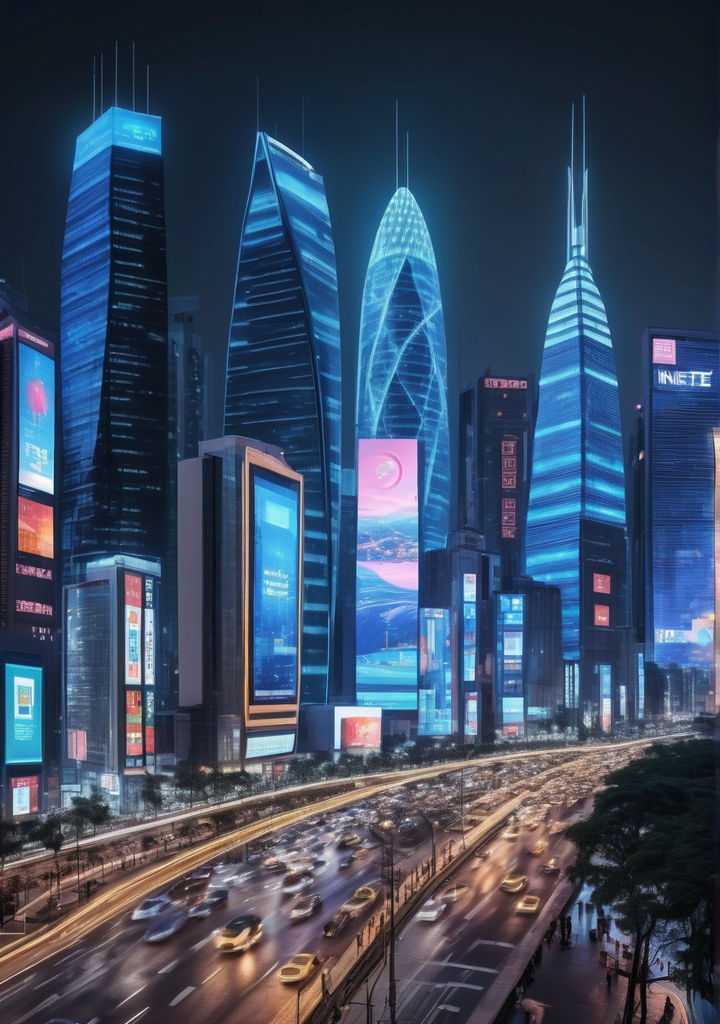 The LED screen by kun lu - Playground