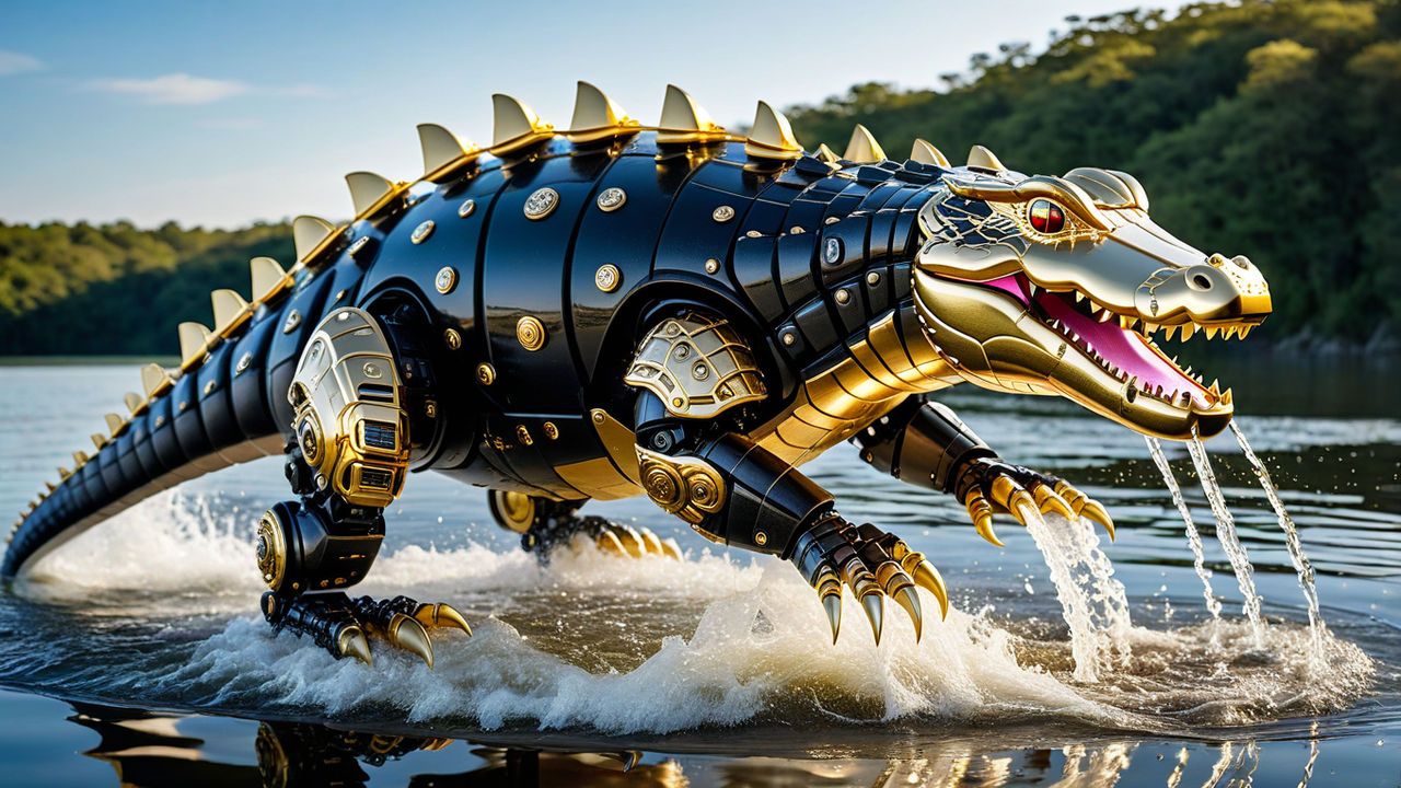 A stunningly detailed hyperrealistic photograph of a Mecha C... by ...