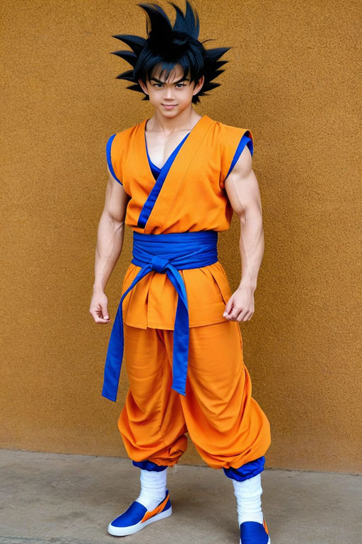 Son Goku in real life by Spy Gaming - Playground