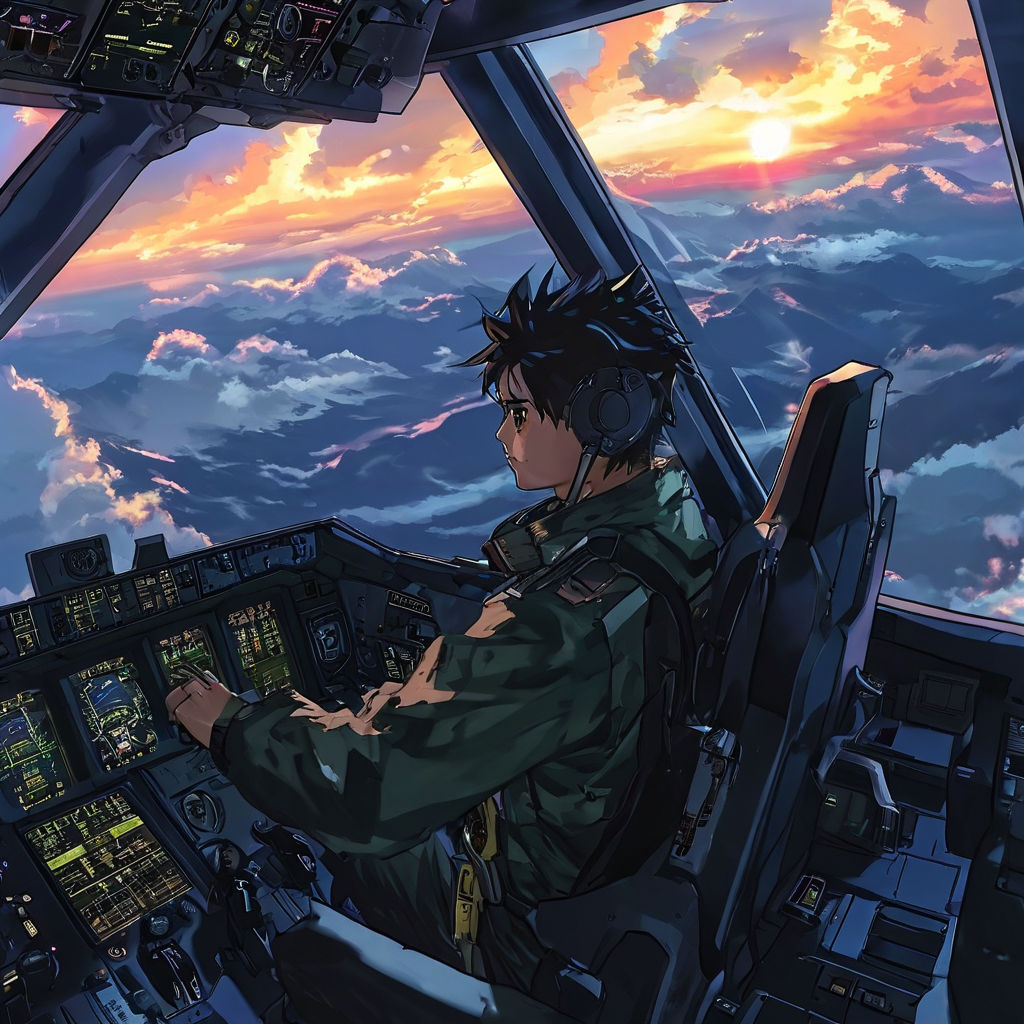 Anime-style pilot by shoushou alghamdy - Playground