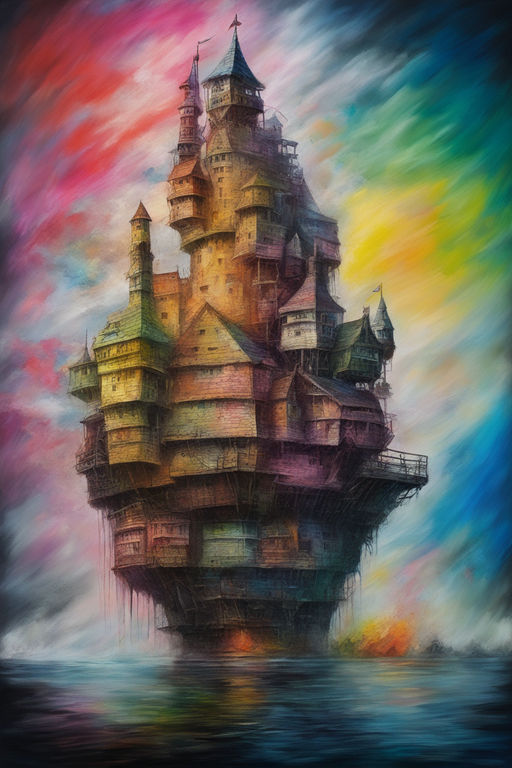 Moving castle by black wolf ba - Playground