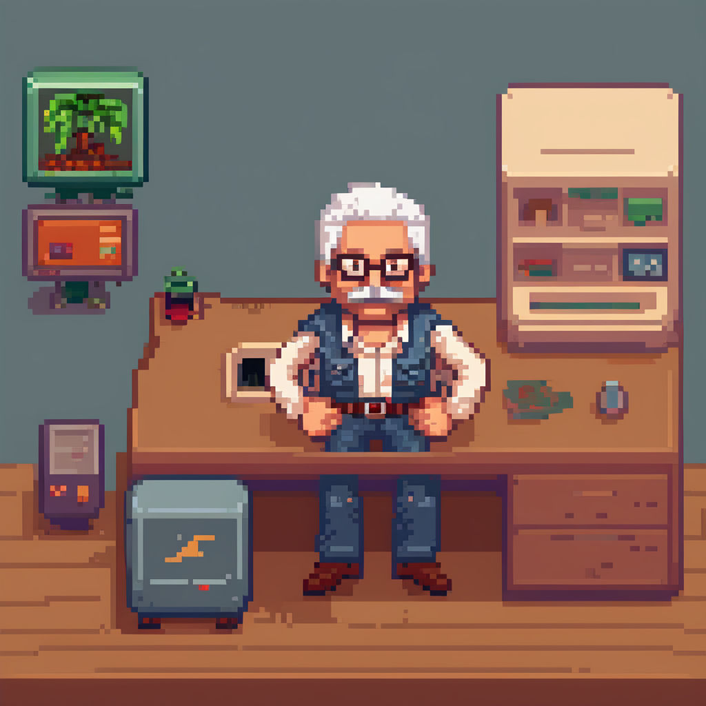 8-bit character sprite by Дмитро Назар - Playground