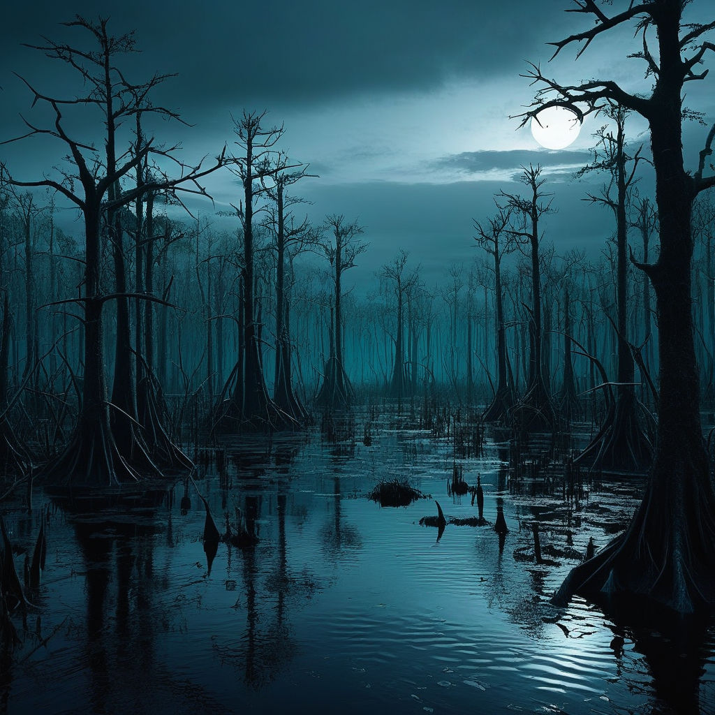 Dark fantasy swamp. by Василий Маринин - Playground