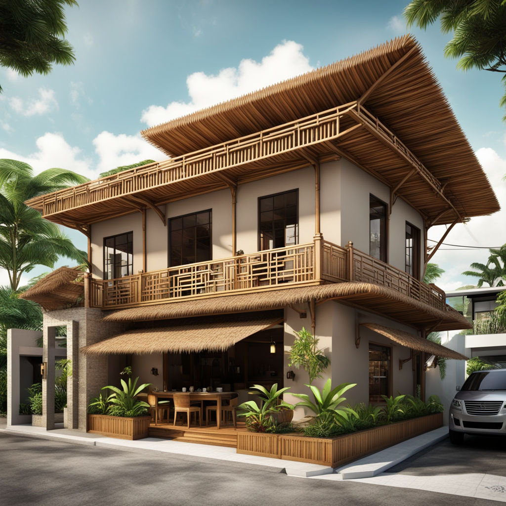 Make a Filipino restaurant with antillean style of architect... by sen ...