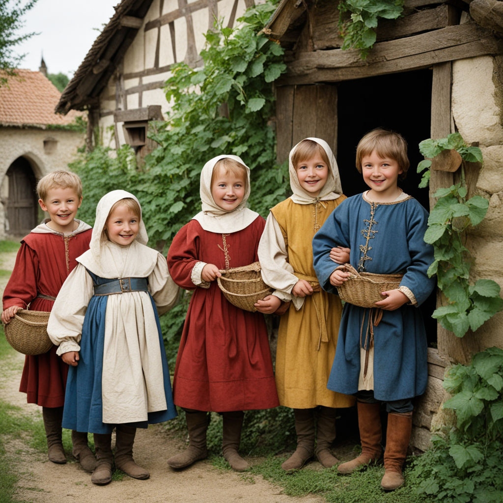 15th century hungarian medieval children as realistic as pos... by ...