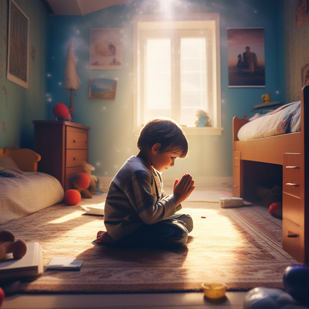 CHILD PRAYING IN HIS ROOM by Slow Motion tv - Playground