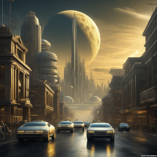 The populated moon by Xuruk - Playground